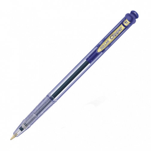 Dollar Clipper Ball Pen Blue 10 Pieces | Pakistan Grocery